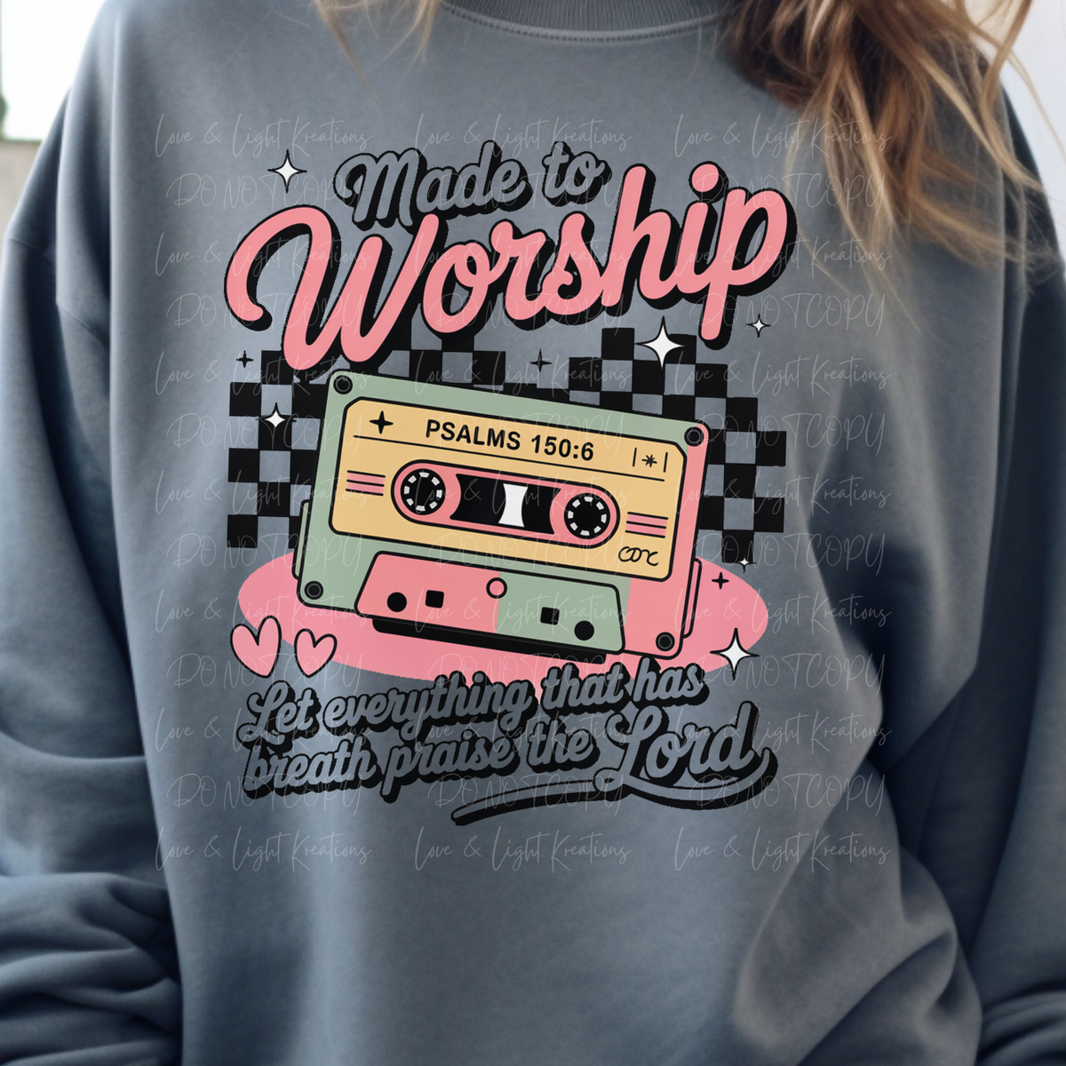 Made to Worship Caseate Tape – Love & Light Kreations